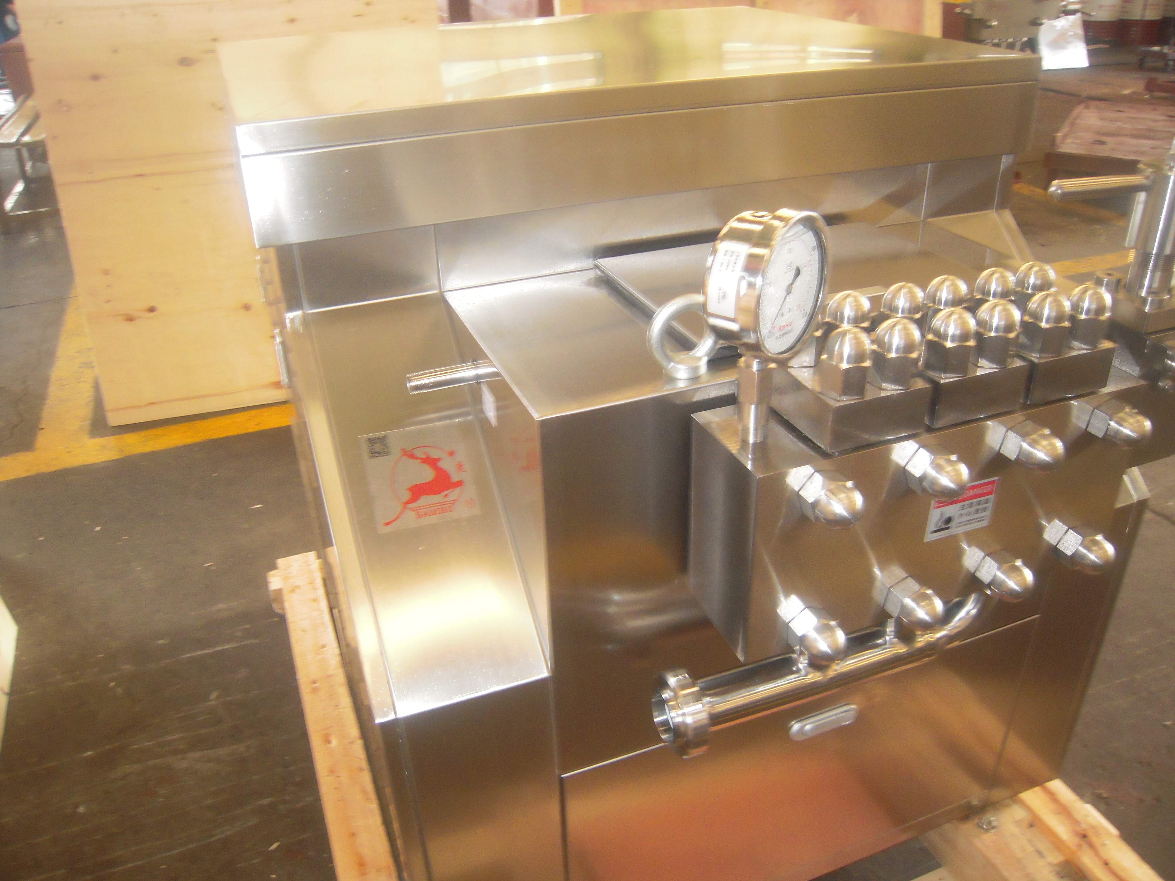 Emulsi Farmasi 2 Tahap Homogenizer Daya Tinggi 3000L / H